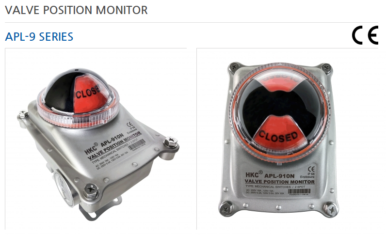 Valve Position Monitor APL-9 Series by (주)에이치케이씨 - 코머신 판매자 소개 및 제품 소개