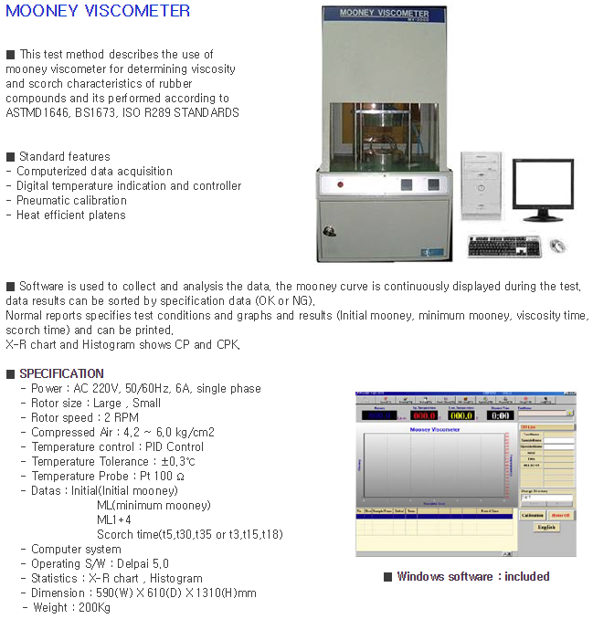 Mooney Viscometer