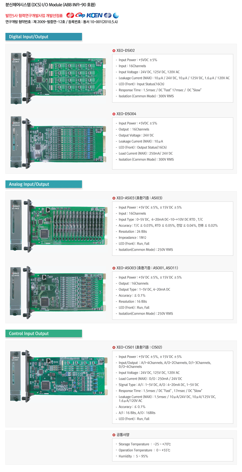 DCS I/O Module (ABB INFI-90 호환) by (주)지오네트 - 코머신 판매자 소개 및 제품 소개
