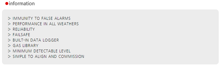 Infrared Open Path Gas Detector