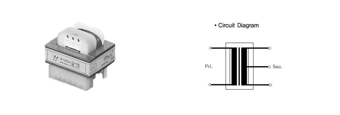 1Phase Transformer - WP (PCB Insert type) WYPM-0608,WYPM-0612,WYPM-0633 ...