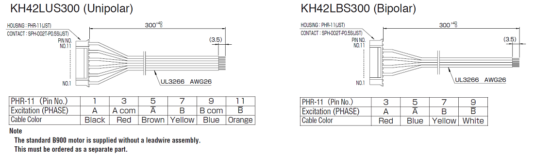 Nidec Servo Stepping Motor (KH42B900 Type) KH4234-B90101,KH4238-B90101 ...